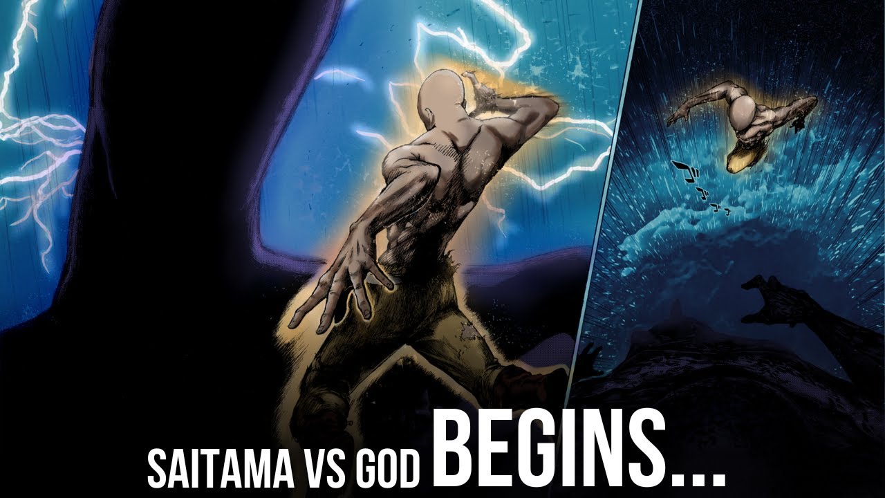 SAITAMA vs GOD begins... - YouTube
