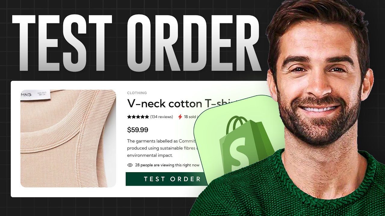 How To Do A Test Order Shopify (2025 Tutorial) - YouTube