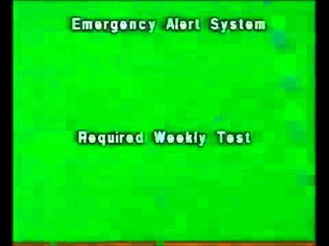 Emergency Alert System Required Weekly Test - YouTube