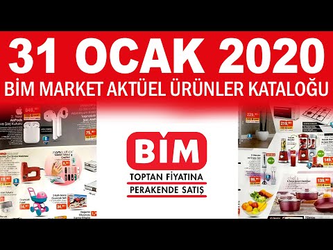 BİM 31 OCAK 2020 kataloğu - Bim aktüel ürünler kataloğu