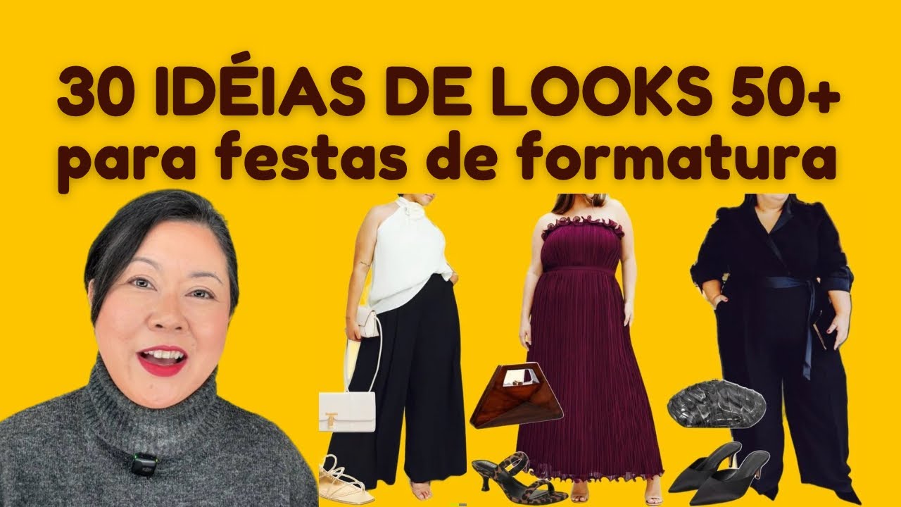 30 Looks de Formatura 50+: O Guia DEFINITIVO pra Arrasar com Elegância ...