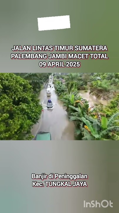 Jalan Palembang Jambi Lumpuh Total #jalanlintastimursumatera - YouTube