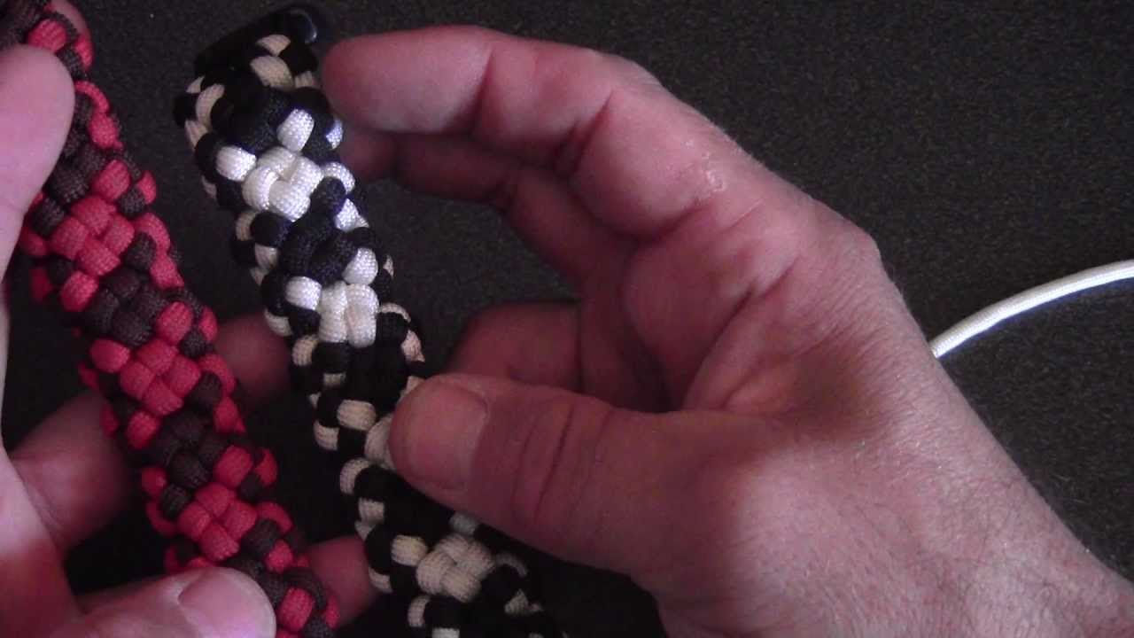 Tiny Cross Knot Paracord Bracelet: Revisited - YouTube