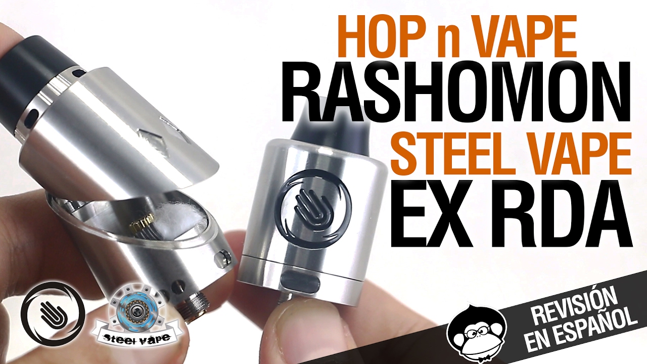 Rashomon RDA by Hop N Vape / EX RDA by Steel Vape - ¿Pacman vapea ...