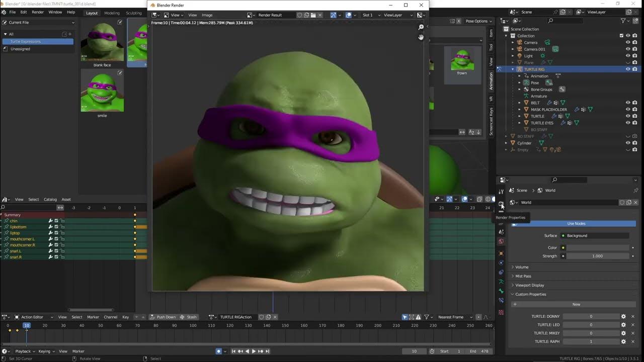 Blender 3.5 - Create Pose Asset Library - YouTube
