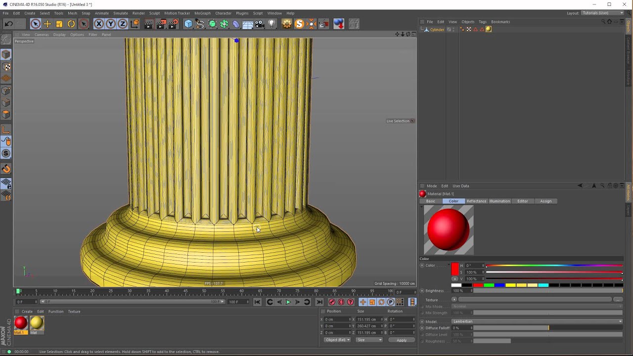 Texturing with Vertex Weight Map - YouTube