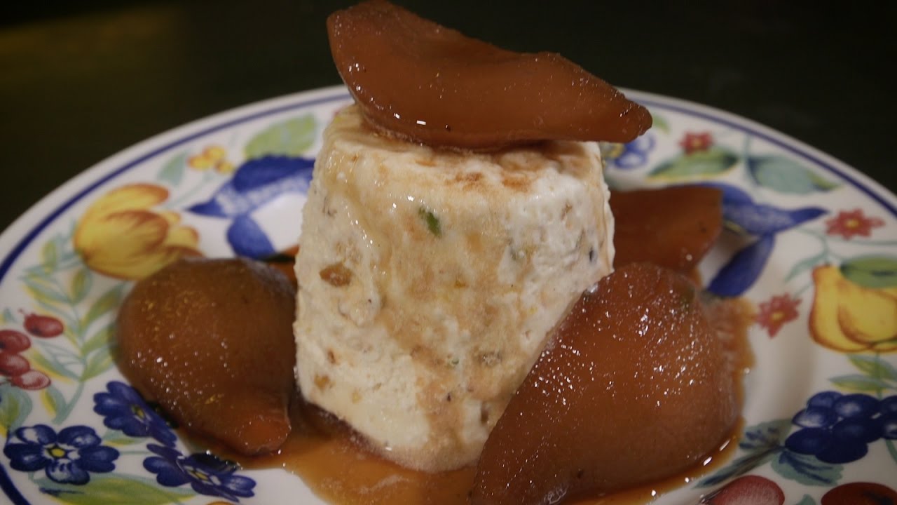 Nougat parfait met stoofperen - YouTube