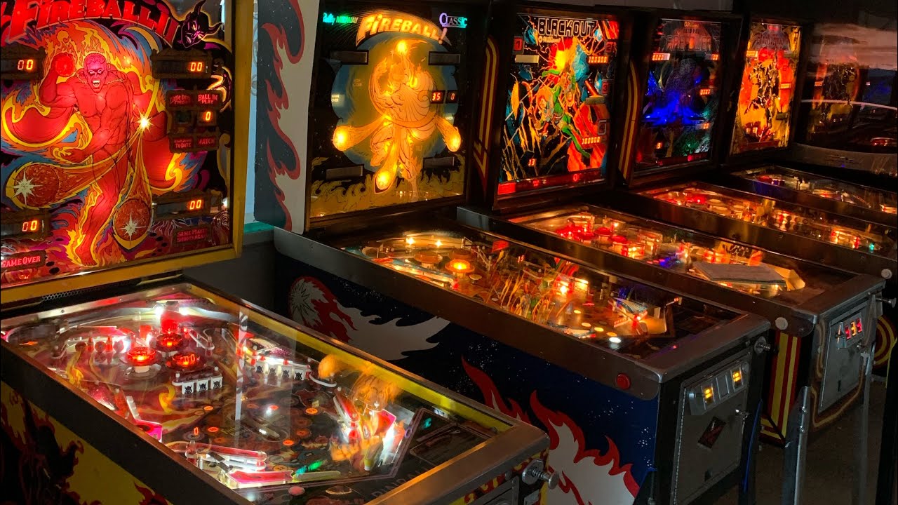 Pinball machine collection - YouTube