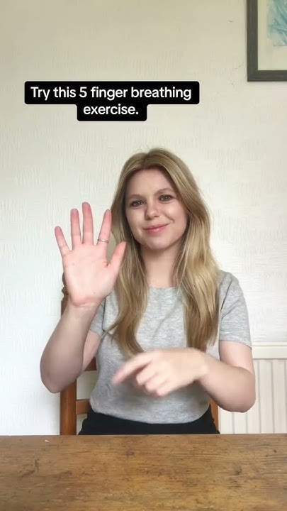 Five finger breathing technique - YouTube