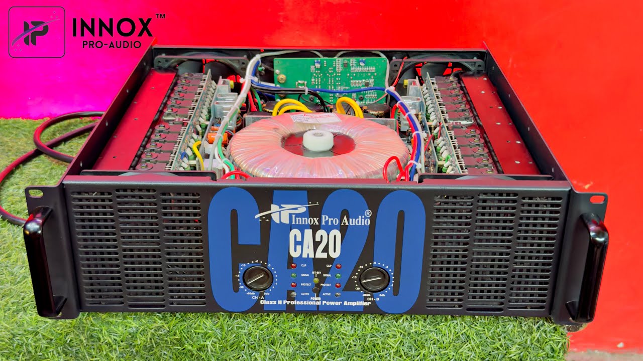 CA20 DJ Amplifier lnnox pro audio - YouTube