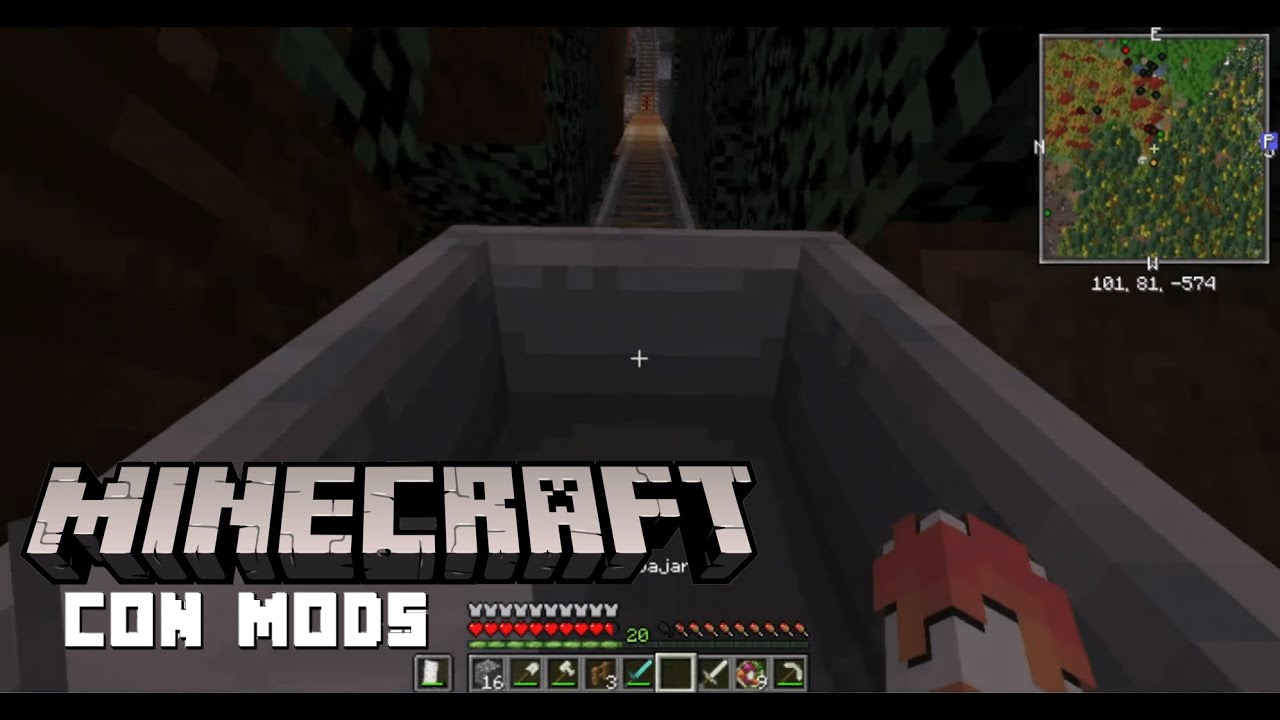 Minecraft con la vida de mods EP 9 - Seguimos con los rieles - YouTube