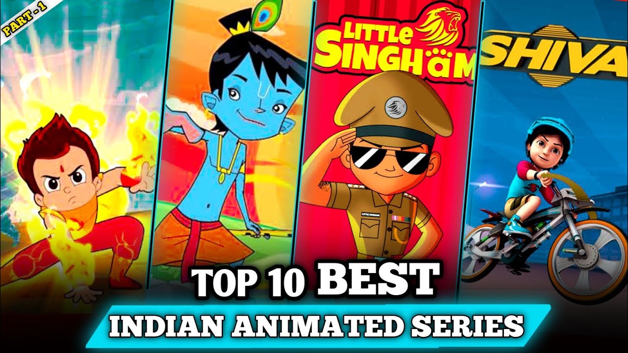 Top 10 Best Indian Animated Series || Indian Tv Show || indian animated ...