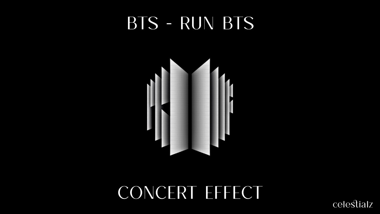 bts - run bts (concert effect w/ fans) - YouTube
