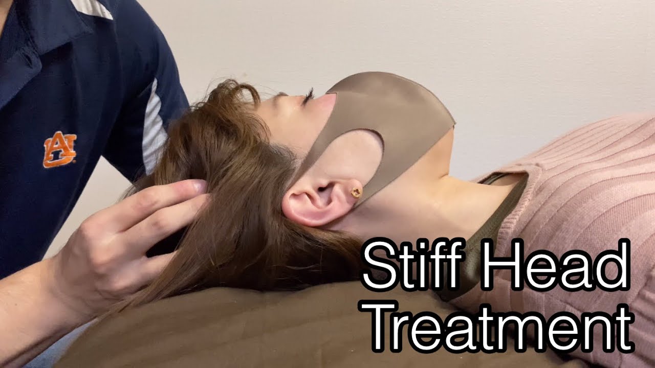 Manual therapy for tight neck - YouTube