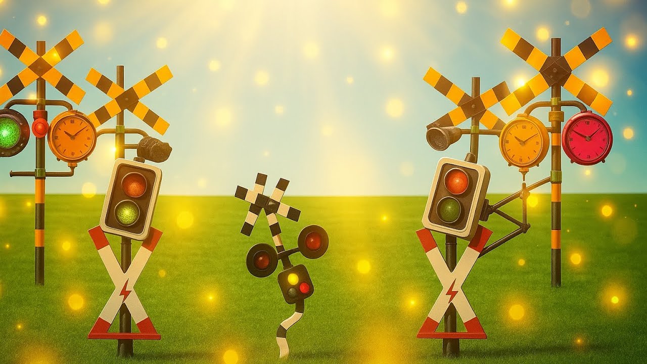 Very strange railroad crossing specialfeature |railroad crossing signa ...