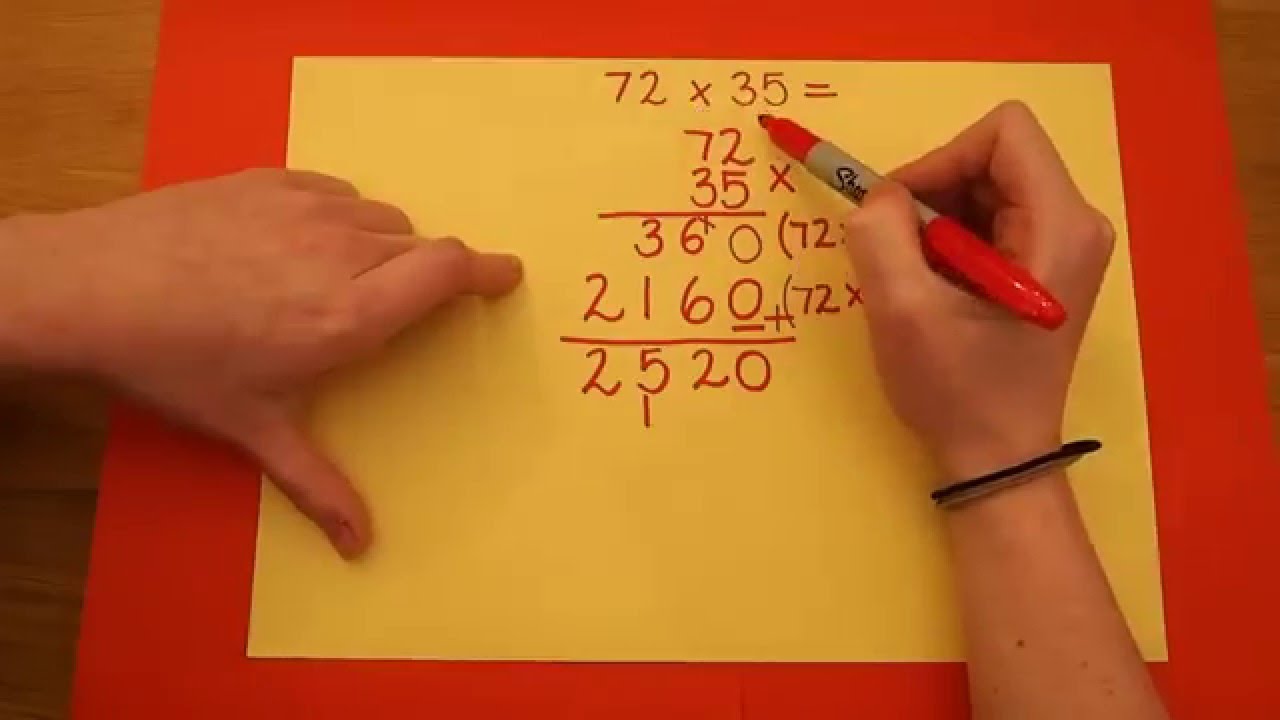 Long Multiplication Calculation Method YouTube Long Multiplication Calculation Method YouTube