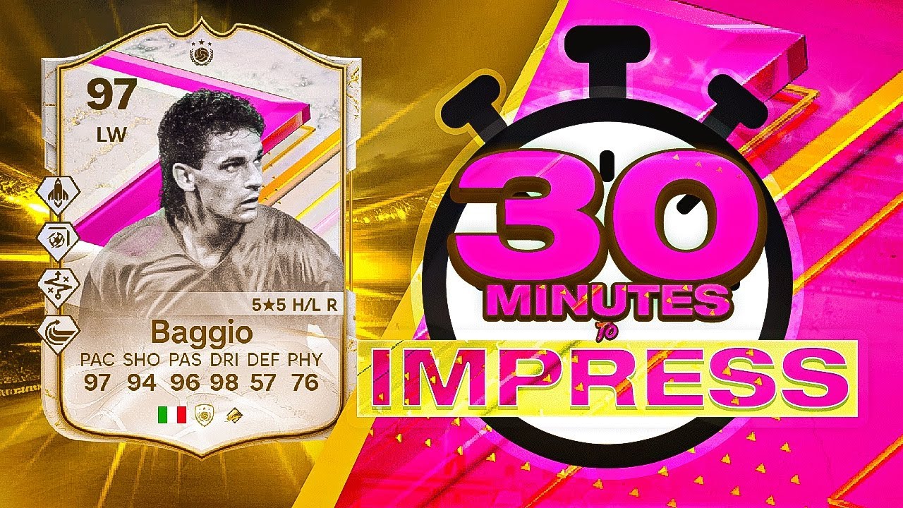 30 Minutes to Impress me: 97 FUTTIES Baggio 🔥 FC 24 Ultimate Team - YouTube