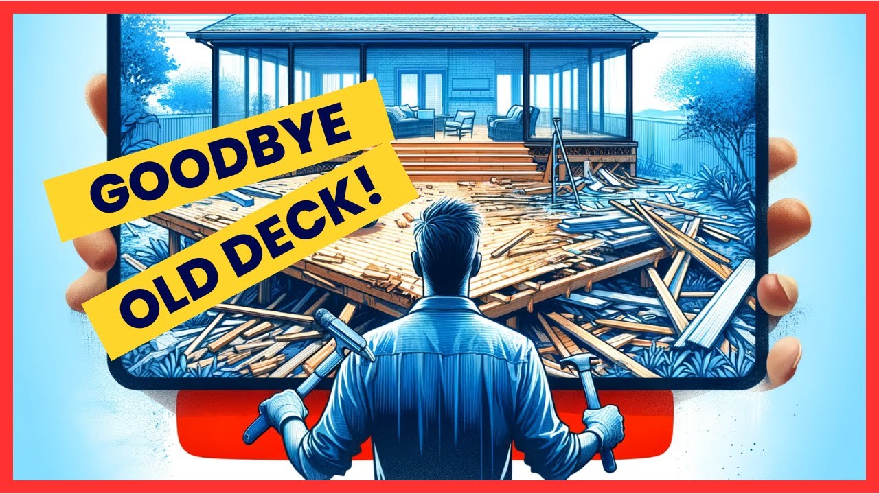 Goodbye Old Deck: Exciting Renovation Project Update - YouTube
