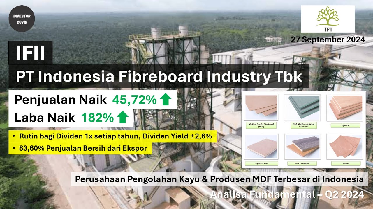 Emiten Pengolahan Kayu & Produsen MDF di Indonesia! IFII | PT Indonesia ...