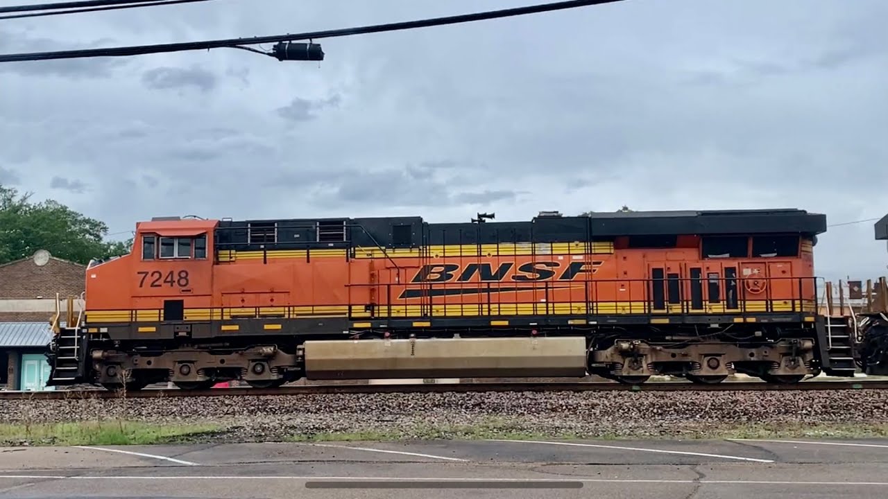 211 Bnsf Mixed Freight Train 7248 - YouTube