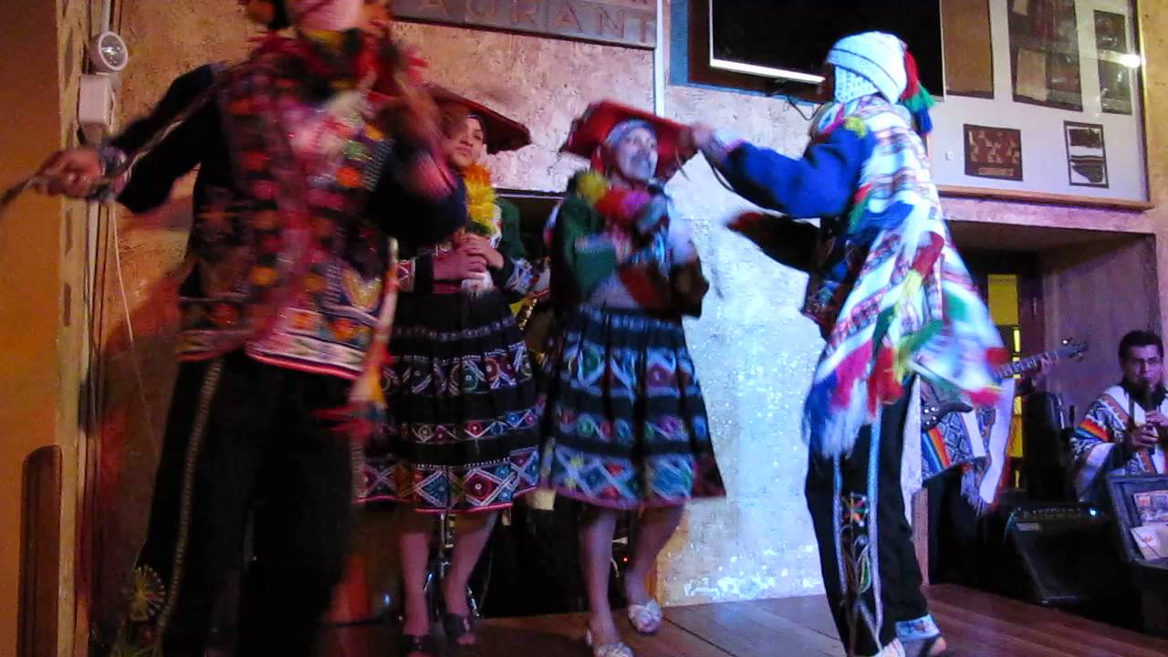 PERU- CUSCO . Traditional Peruvian Dances at the restaurant of Cusco ...
