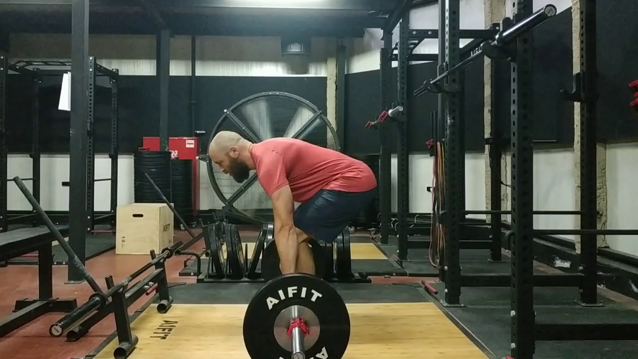 Deadlift exercise side and front view - YouTube