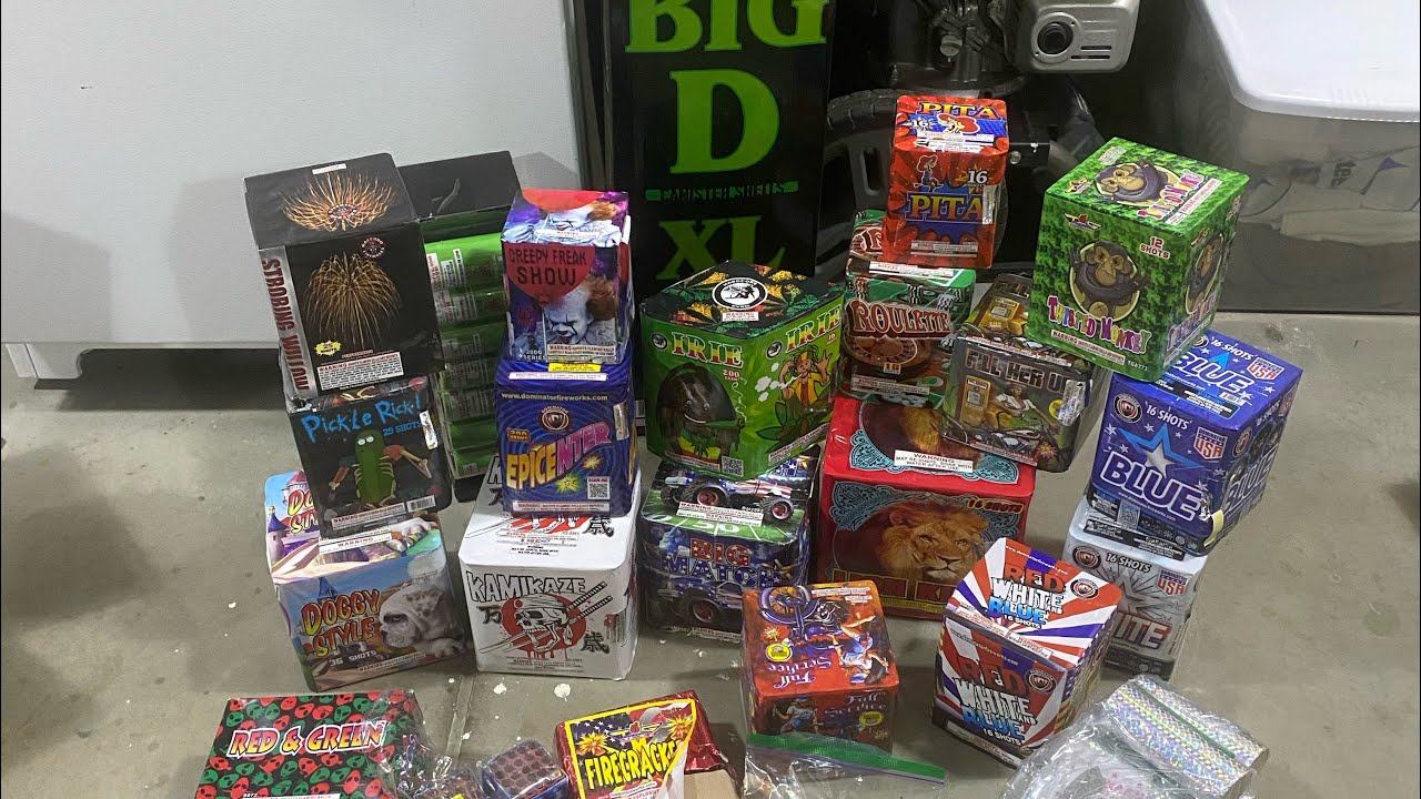 2023 4th of July Fireworks Stash! - YouTube