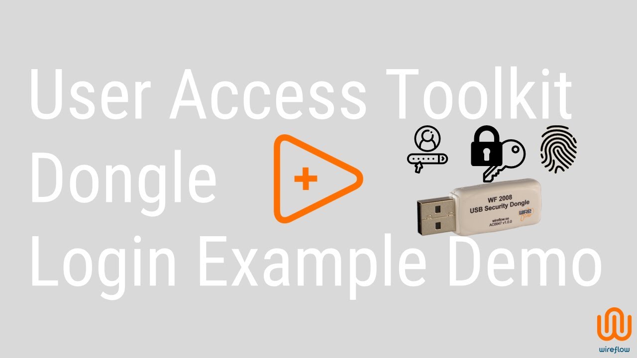 User Access Toolkit - Dongle Login LabVIEW Example Demo - YouTube
