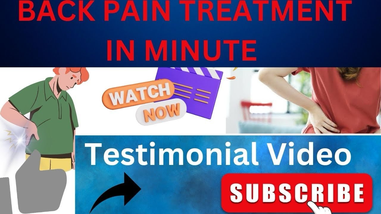 Back pain Treatment Within A minute By Physiotherapy #video # ...
