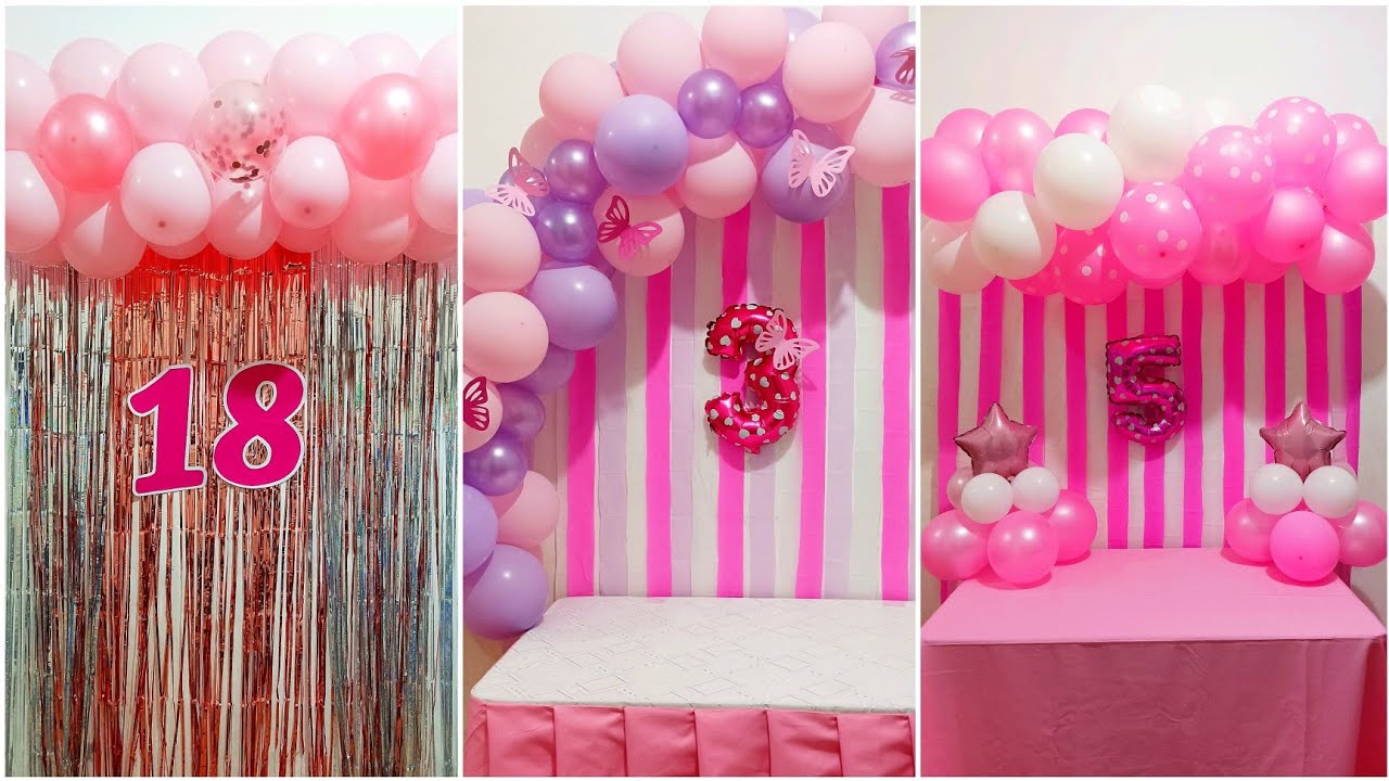 DIY BIRTHDAY DECORATION IDEAS | DIY PARTY IDEAS - YouTube