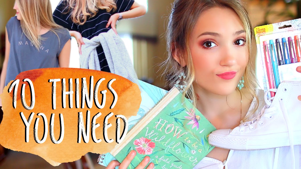 10 THINGS YOU NEED FOR BACK TO SCHOOL 2016 | School Essentials! - YouTube