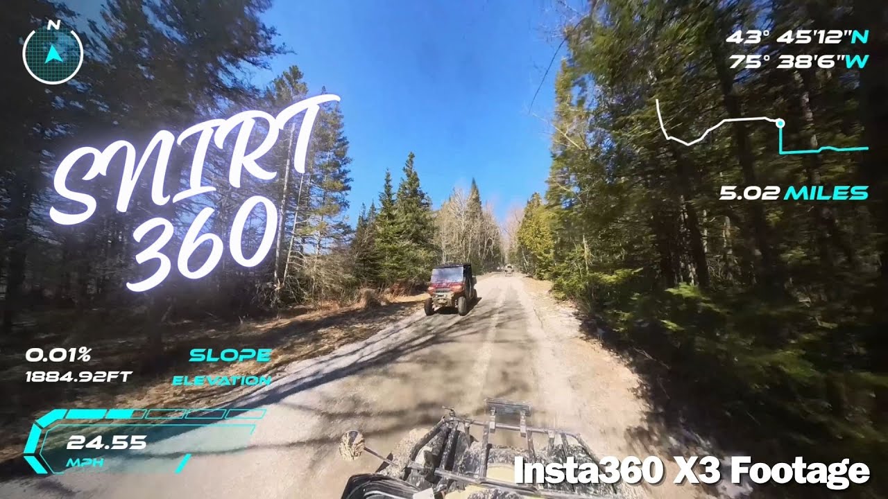 Snirt Run, NY 2024 - Insta360 ride - YouTube