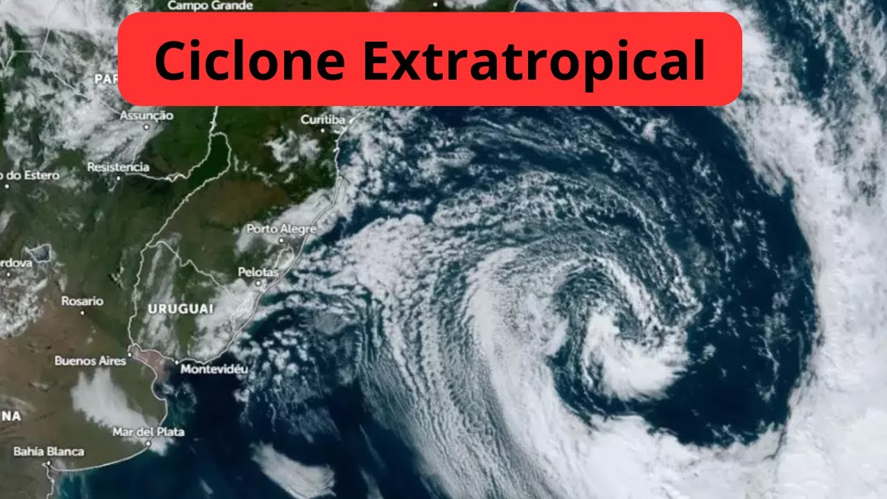 Ciclone Extratropical. Teremos ventania acima dos 100 km/h? - YouTube