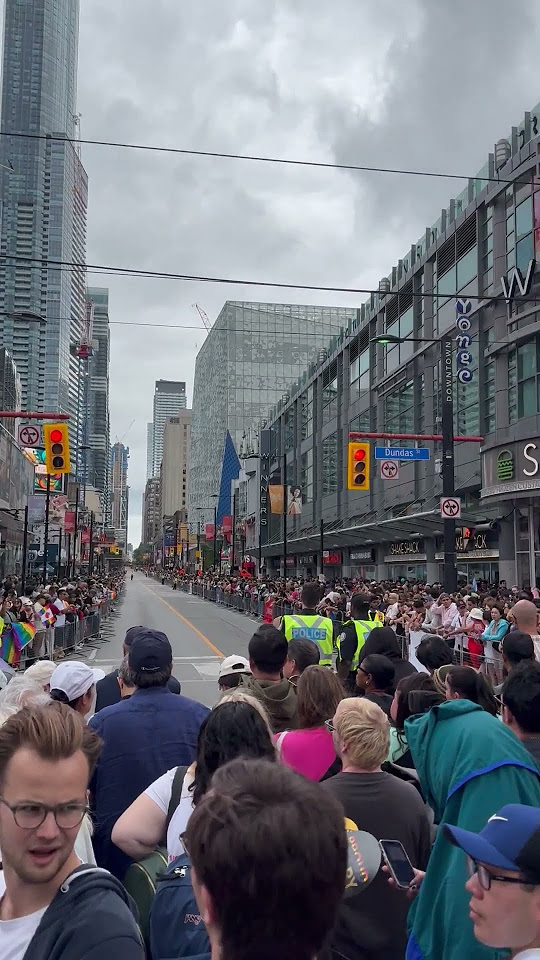 Yonge Dundas Square Moments Before The 2024 Pride Parade Youtube