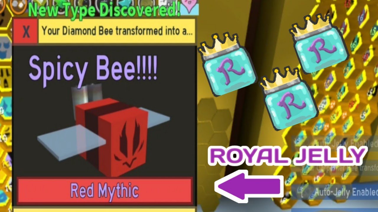 MYTHIC BEE from Royal Jellies! | Bee Swarm Simulator - YouTube