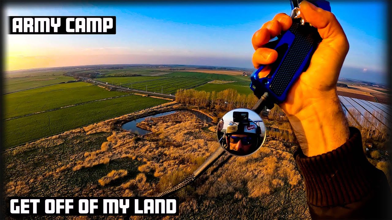 I flew my Paramotor over Altcar Army Camp - YouTube