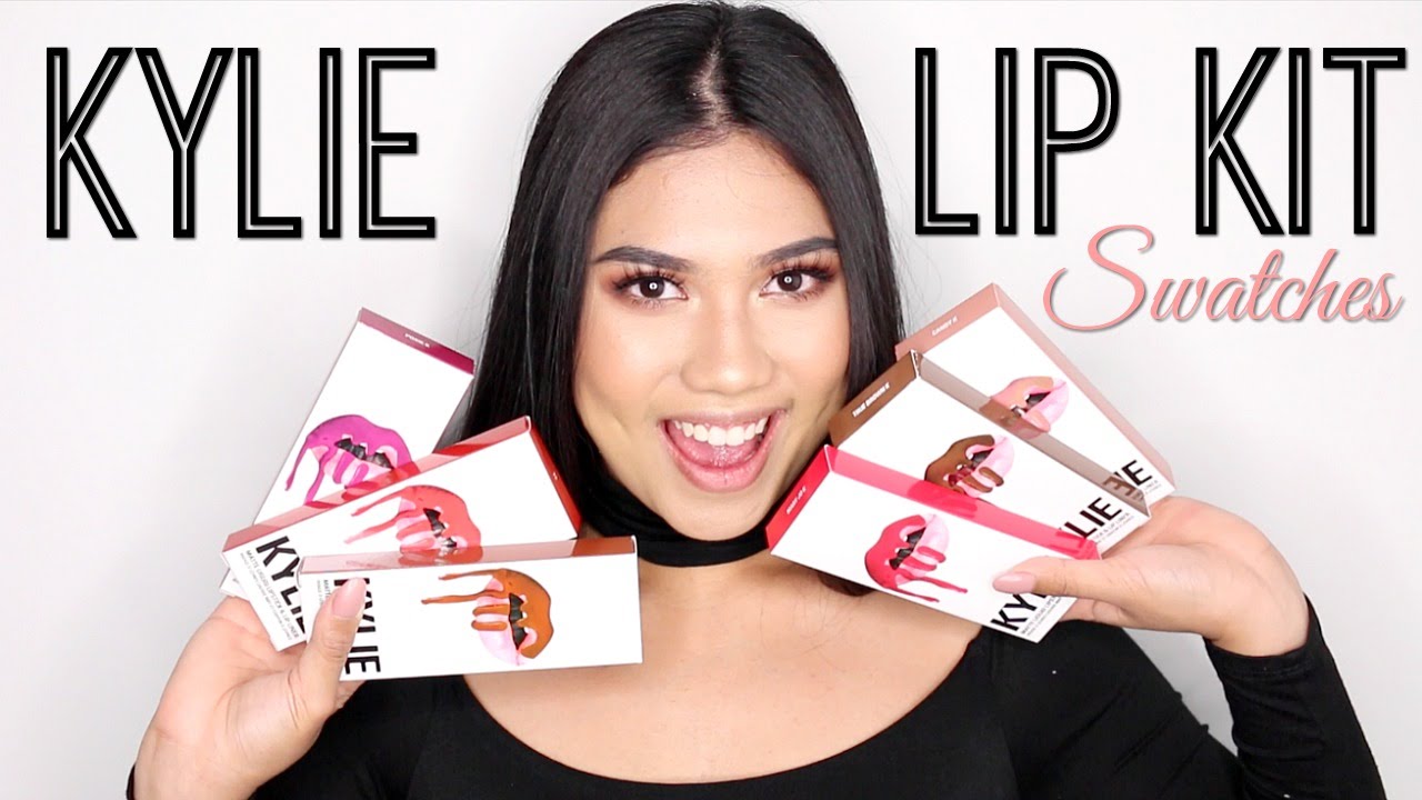 KYLIE LIP KIT SWATCH AND GIVEAWAY(closed) | Syaf Othman - YouTube