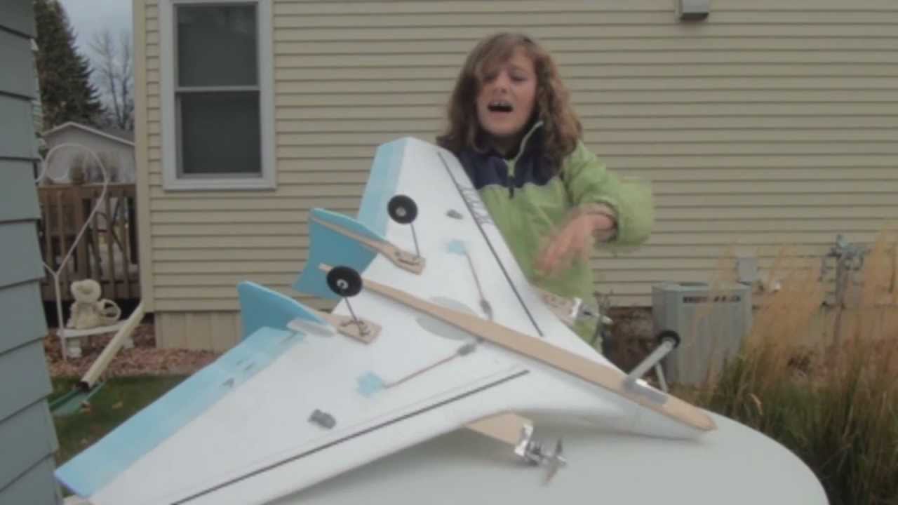 RCDOX 2012 STRYKER CHICHEN HAWK intial flight thoughts RC plane - YouTube