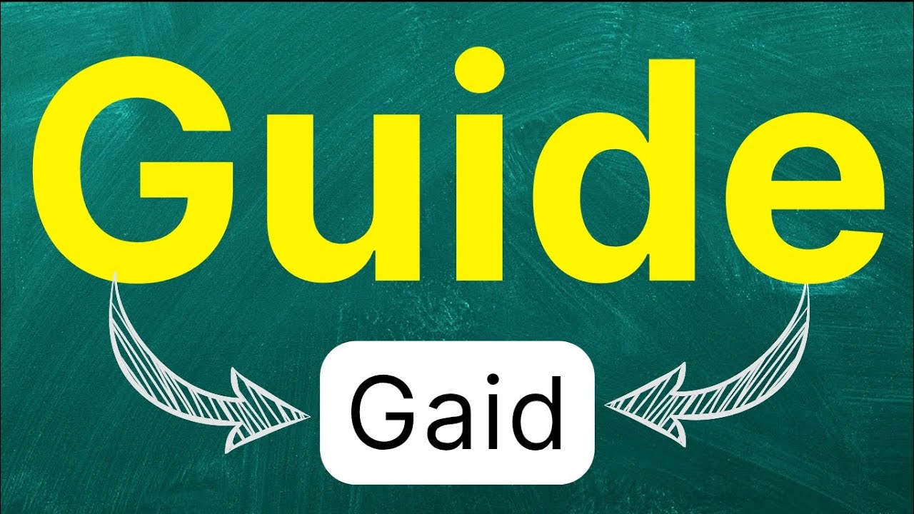 Cómo pronunciar: "guide" 'guía' 'orientar' 'dirigir' en inglés ...