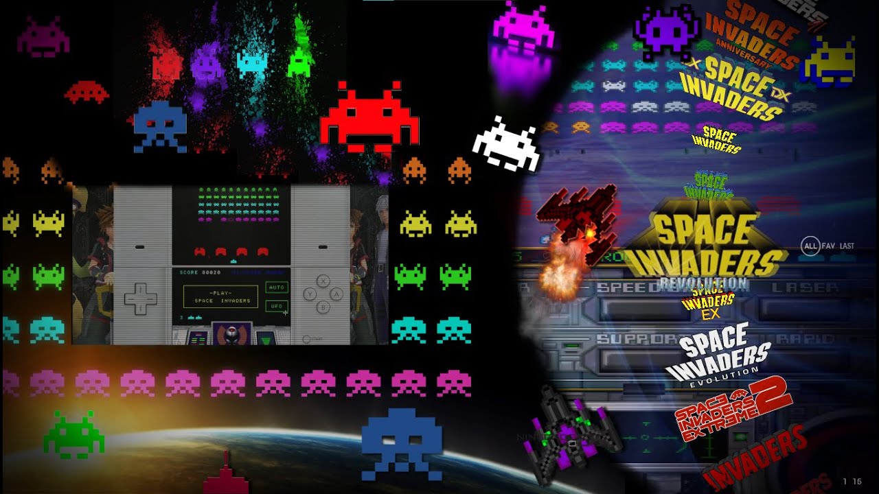 CoinOPS Next 2 - Space Invaders Collection By JOHNBOYVR - YouTube