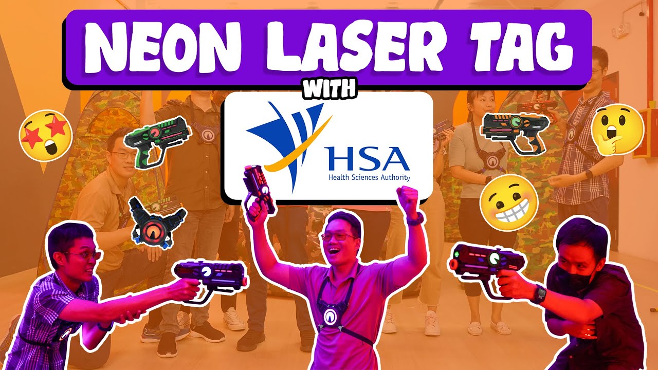 Action-Packed Neon Laser Tag with Health Sciences Authority ...