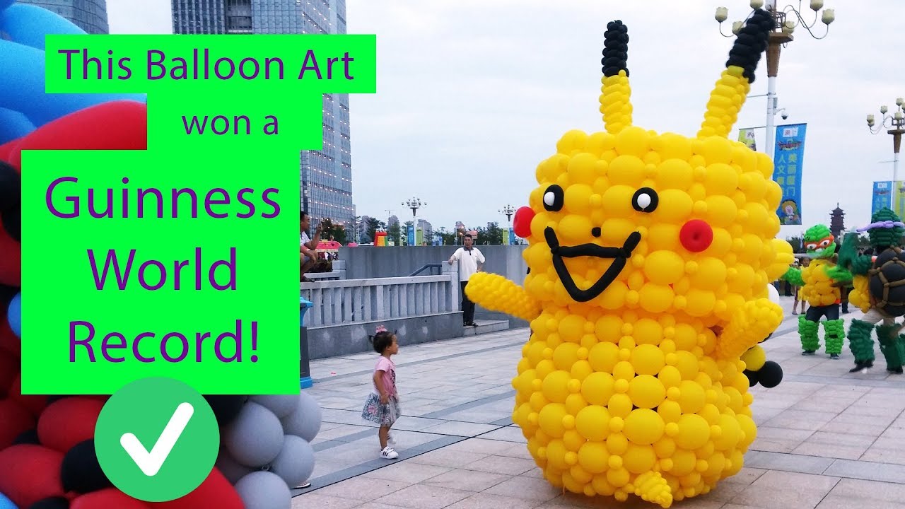 This amazing balloon art project won a Guinness World Record - YouTube