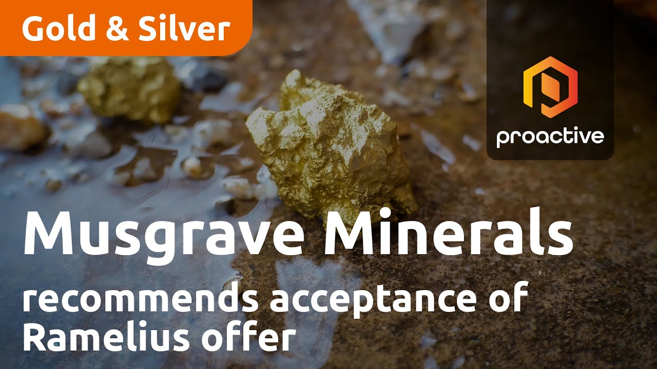 Musgrave Minerals recommends acceptance of Ramelius offer - YouTube