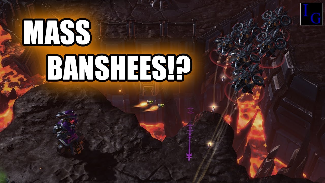 2v2 Shenanigans: MASS BANSHEE!? | StarCraft 2 SC2 Viewer Game TT vs TT ...