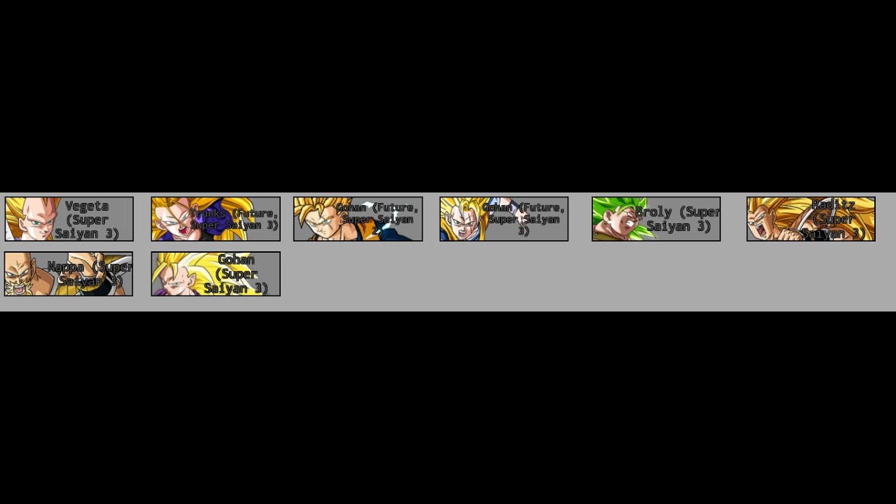 Dragon Ball Ultimate Clash 2 All gamepass characters. - YouTube