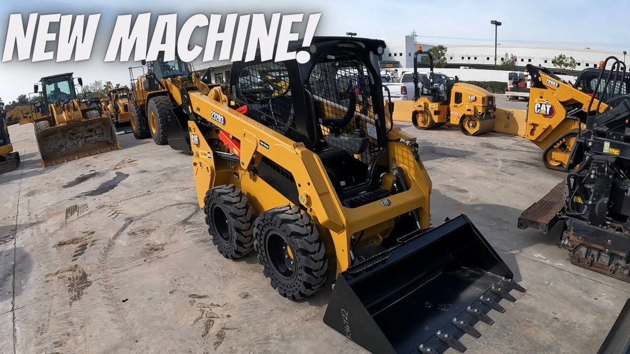 New 2023 CAT 232D3 Skid Steer 🚜 - YouTube