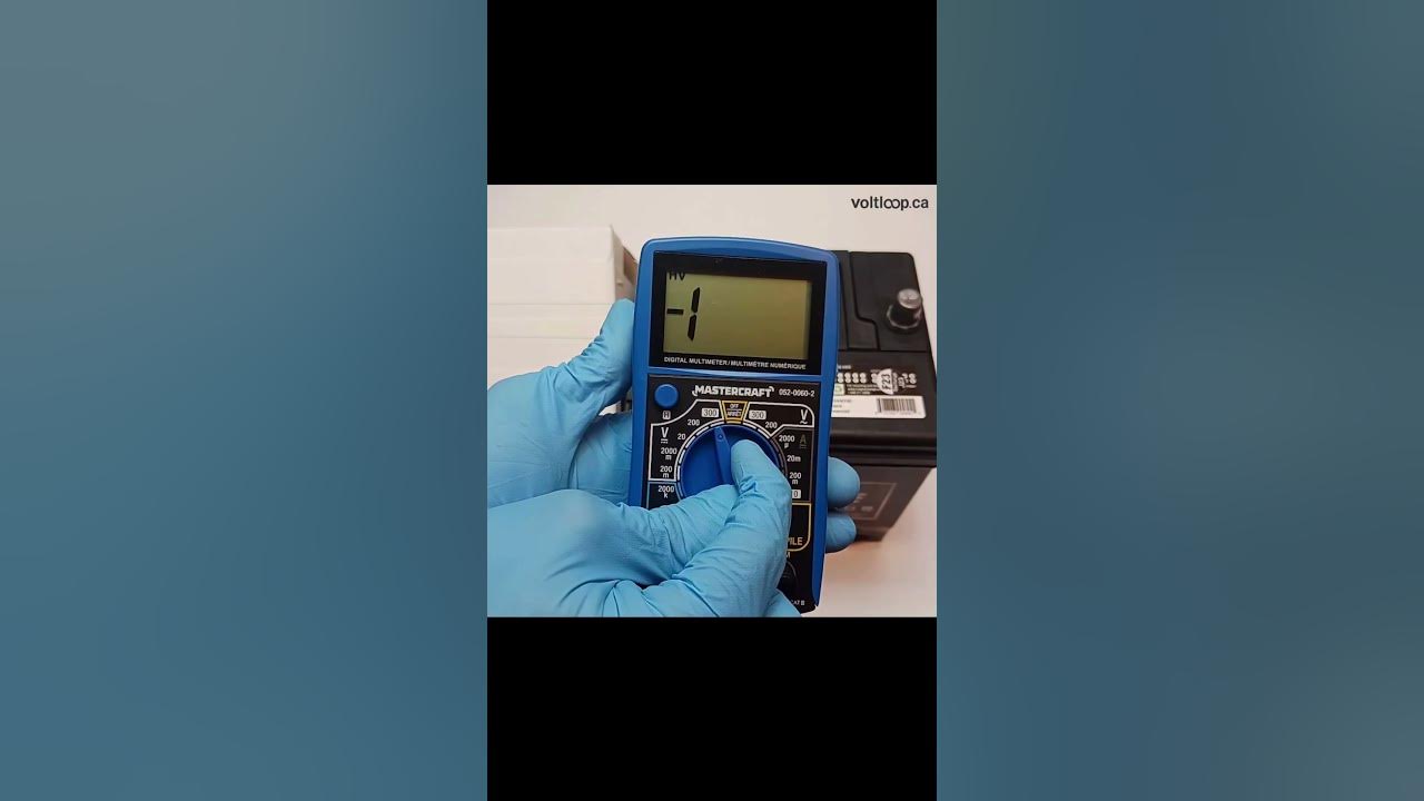 How To Test A 12V Battery With A Multimeter YouTube how-to-test-a-12v-battery-with-a-multimeter-youtube