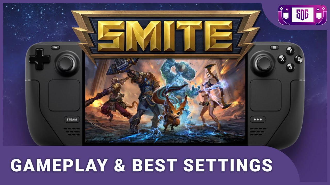 SMITE Now Working - Steam Deck Gameplay & Best Settings - YouTube