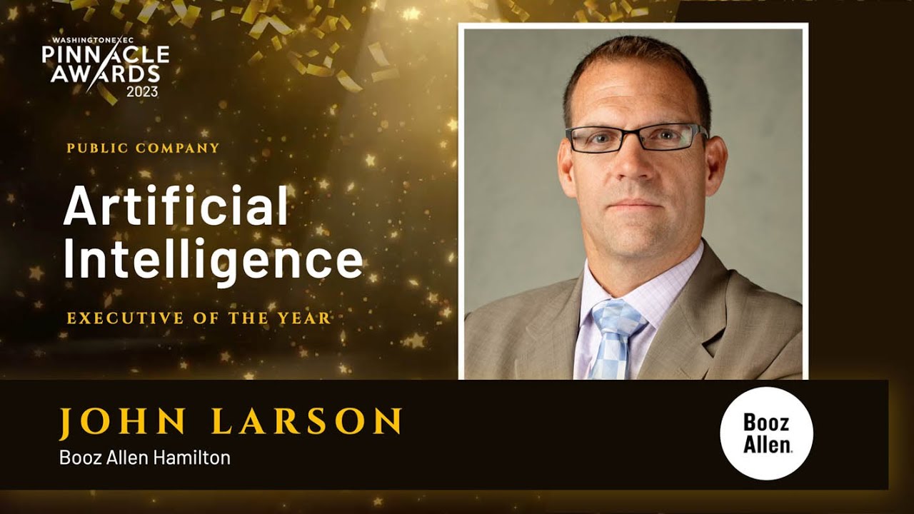 2023 Pinnacle Award Winner: Booz Allen Hamilton's John Larson - YouTube