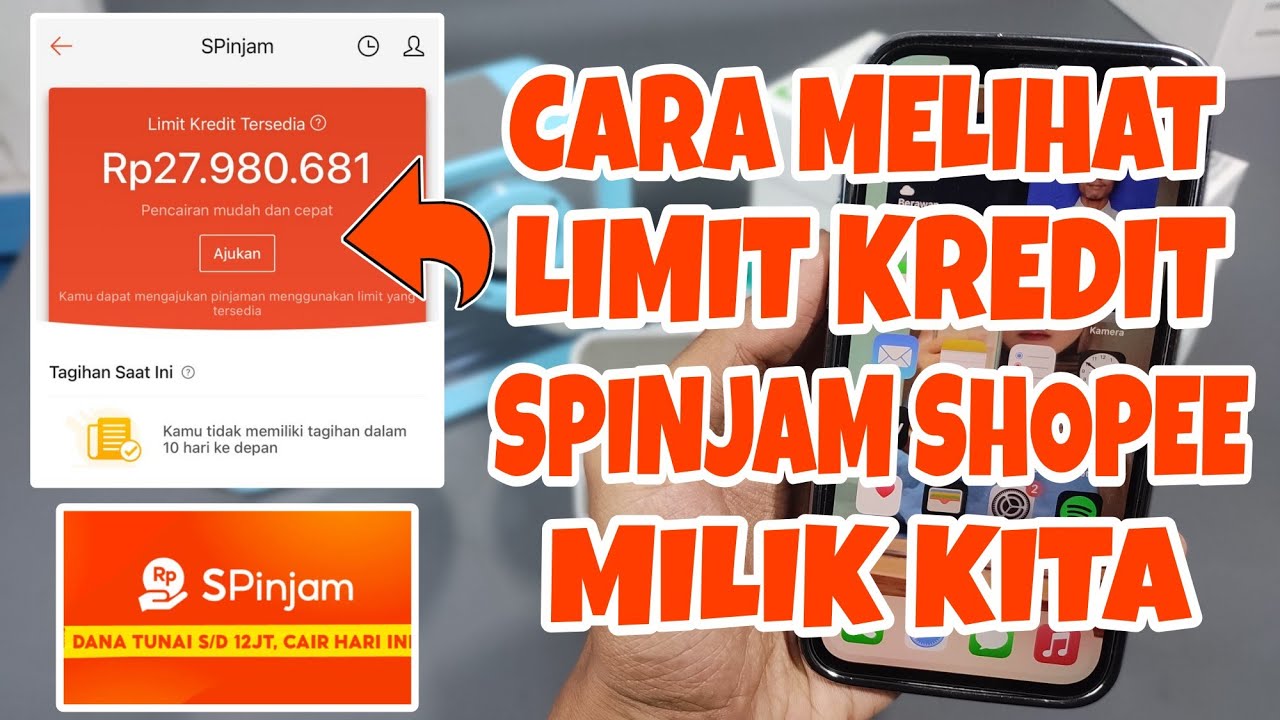 Cara Melihat Limit Spinjam Shopee Kita || Terbaru 2025 - YouTube